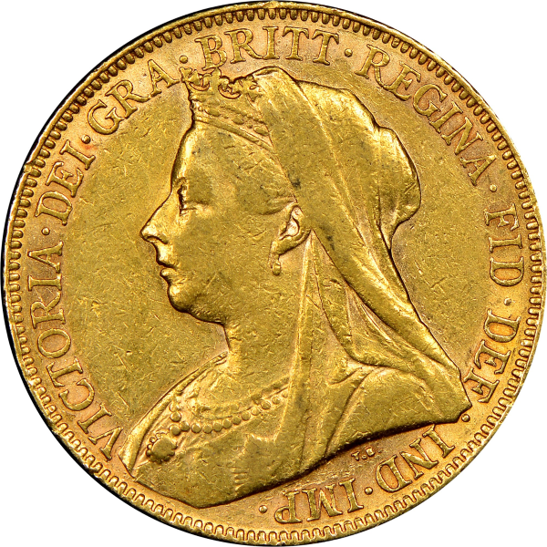 - BRITISH GOLD - ENGLISH GOLD SOVEREIGN QUEEN VEILED HEAD #1SOVGVH