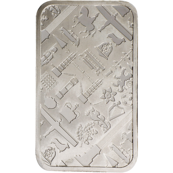 - SILVER BARS ASSORTED WEIGHT - 5 OZ SILVER BAR JBR RECOVERY #5SBJBR